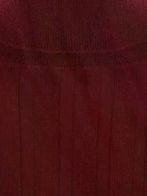 ALLUDE Ribbed Turtleneck Sweater