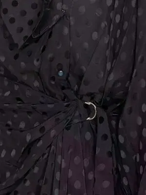 Isabel Marant Étoile Polka-dot Tie-belt Dress