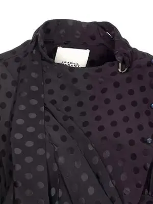 Isabel Marant Étoile Polka-dot Tie-belt Dress