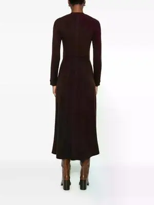 Maje Cable-knit Buttoned Dress