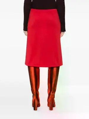 COURREGES A-line Skirt With Zip Pockets