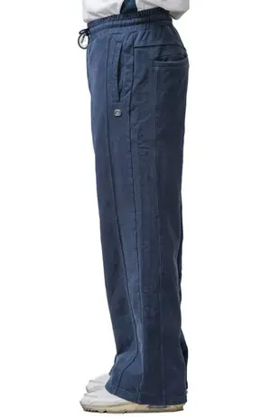 ALPHA STYLE Harris Straight Leg Sweatpants - Blue