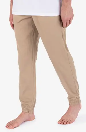 Hurley Icon Stretch Cotton Joggers - Khaki