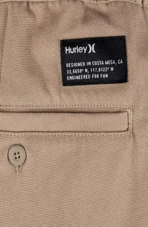 Hurley Icon Stretch Cotton Joggers - Khaki