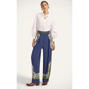 La DoubleJ Brooklyn Placée Pants - Bounty Placée Navy