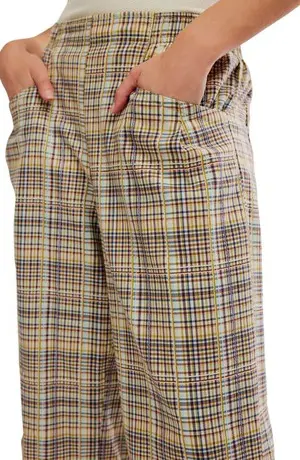 Free People Striped Pull-on Pants