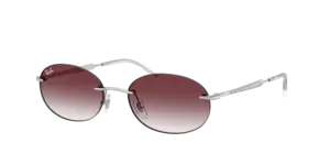 Ray-ban Ray-Ban Rimless Sunglasses Clear Gradient Dark Violet