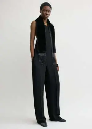 TOTEME Crepe Cady Jumpsuit - Black