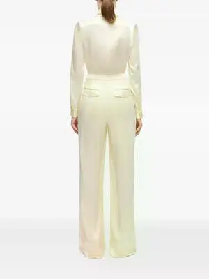 Adam Lippes Silas Silk Charmeuse Trousers