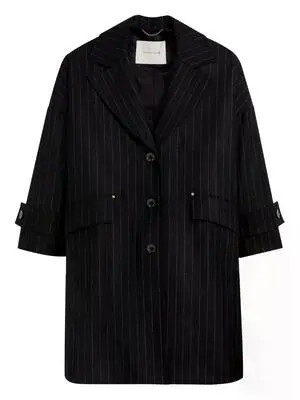 Mackintosh Pinstripe Cocoon Coat