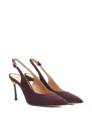 Casadei 80mm Slingback Pointed-toe Pumps