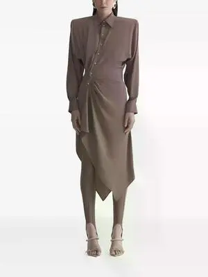 Mugler Button Up Day Dresses