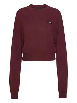 ROTATE BY BIRGER CHRISTENSEN Crew-neck Merino-cashmere Blend Sweater