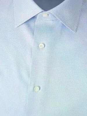 Canali Textured Button-cuff Shirt