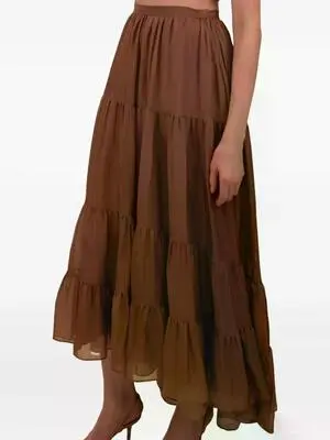 Azeeza Tamar Maxi Skirt - Brown