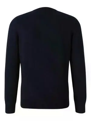 GRAN SASSO V-neck Ribbed-hem Sweater