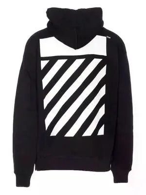 Off-White Plaid Panel Hoodie