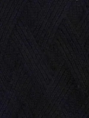 ALLUDE Diamond-pattern Wool Sweater - Blue