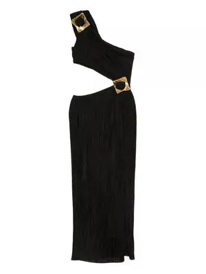 Cult Gaia Loah Pleated Cut-out Dress