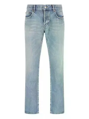 Saint Laurent Light-wash Denim Trousers