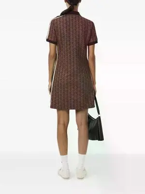 Lacoste Geometric-pattern Polo Shirt Dress