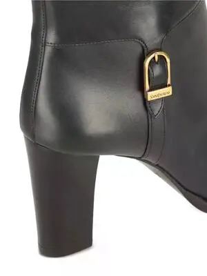 Saint Laurent 85mm Julia Leather Thigh-high Boots