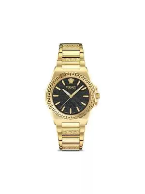 Versace Greca Reaction 36mm Watch - Yellow