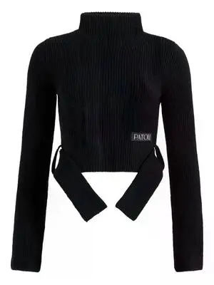 PATOU Knitted Mock-neck Top