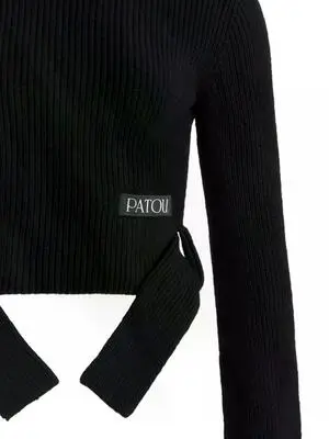PATOU Knitted Mock-neck Top