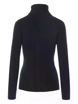 ALLUDE Ribbed Turtleneck Sweater