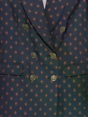 Etro Patterned Double-breasted Blazer