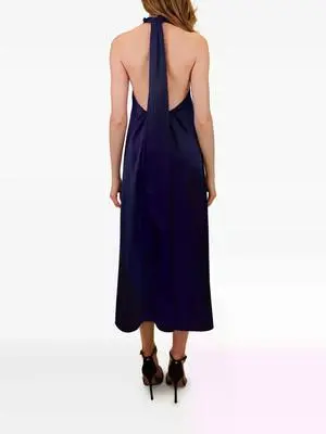 AZLEE Meera High-neck Midi Dress
