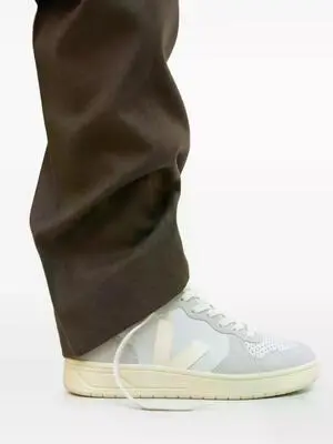 VEJA V-15 Leather Sneakers - Grey