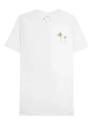 OSKLEN Palm-tree Print T-shirt - White