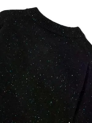 STUDIO TOMBOY Speckled-effect Cardigan - Black