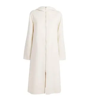 Eleventy Wool Hooded Coat