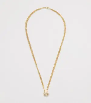 ENGELBERT Legacy Knot Diamond Pendant Necklace