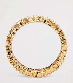SUZANNE KALAN Yellow And Diamond Eternity Ring - Gold