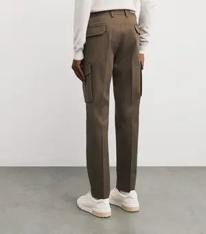 Corneliani Twill Cargo Chinos
