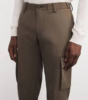 Corneliani Twill Cargo Chinos