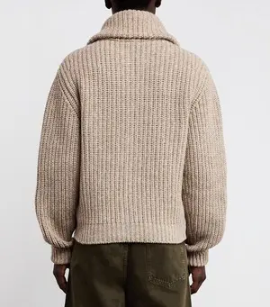 LEMAIRE Alpaca-yak Zip-up Cardigan