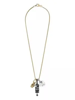 Philipp Plein Logo-charm Pendant Necklace - Gold