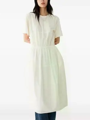 STUDIO TOMBOY Crew-neck Midi Dress - Neutrals