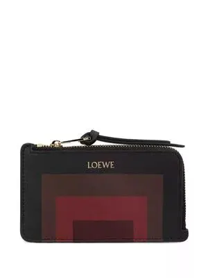Loewe X Albers Geometric-pattern Zip Wallet - Black