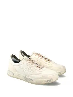 Premiata Nous 7733 Logo-stamped Leather Sneakers