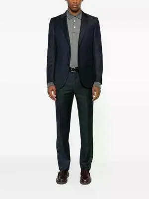Zegna Long-sleeve Polo Shirt - Grey
