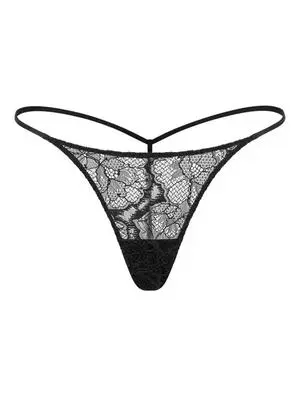 ZHILYOVA Tara Floral-lace Thong