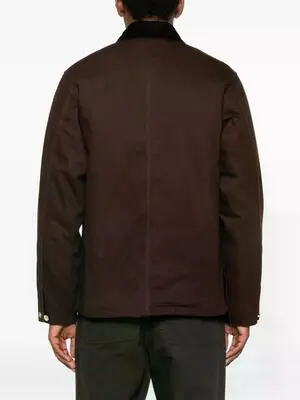 Carhartt Work In Progress Corduroy-collar Button Jacket - Brown
