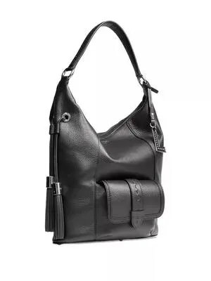 LANCEL Premier Flirt Leather Shoulder Bag - Black