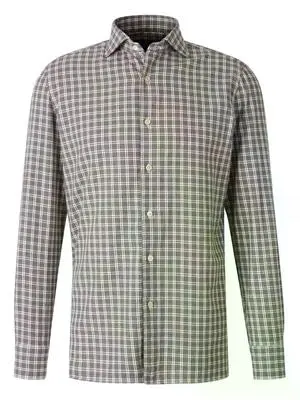 LUIGI BORRELLI Checked Button-down Shirt